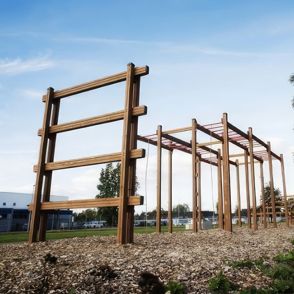 Klettergerust Outdoor Holz